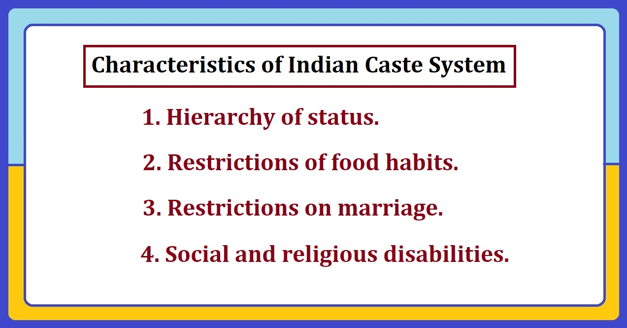 Salient features of Indian Society