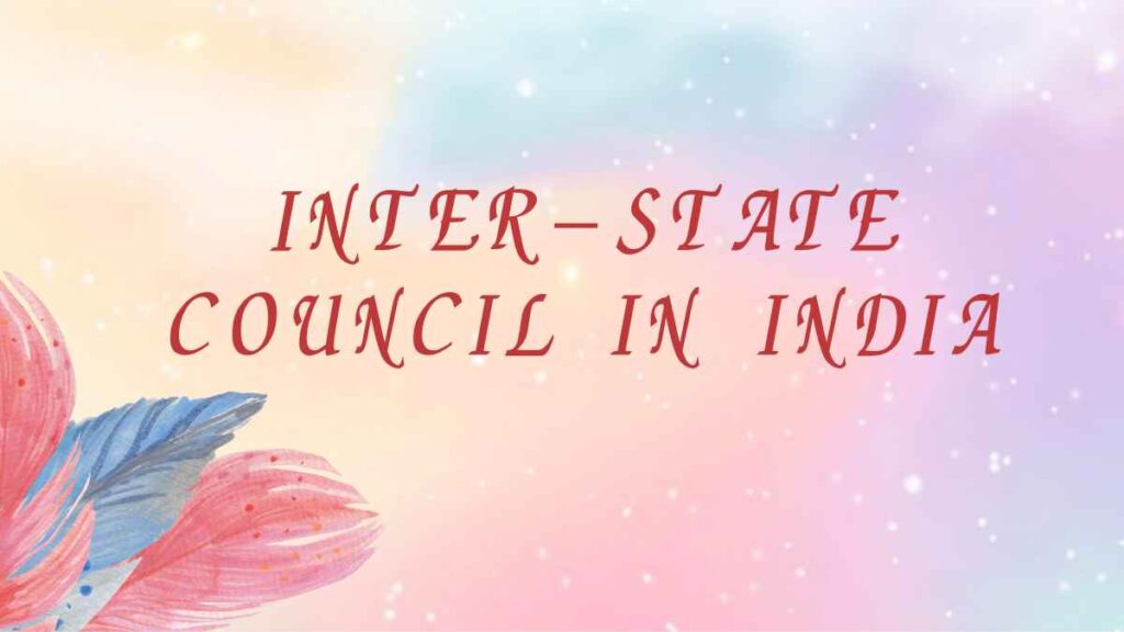 Inter-State Relations