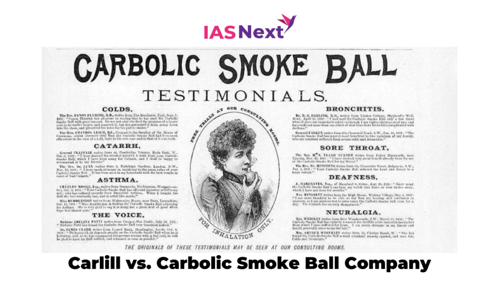 Carlill v/s Carbolic Smoke Ball Company